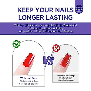 SAVILAND Nail Dehydrator and Primer - Natural Nail Prep Dehydrator and Acid-Free PH Bond for Acrylic Nail Kit Gel Nail Polish, Professional Superior Bonding Acrylic Nail Supplies