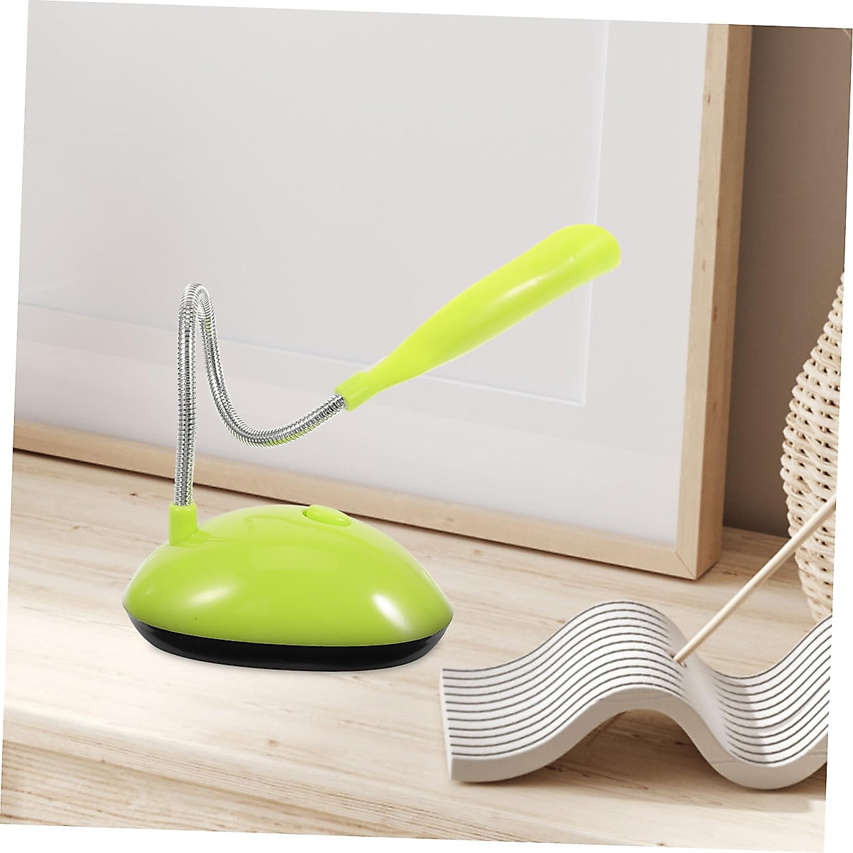 HEALEEP Led Night Lamp for Bedroom Battery Operated Folding Desk Light Portable for Study and Reading