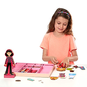 Melissa & Doug Abby and Emma Deluxe Magnetic Wooden Dress-Up Dolls Play Set (55+ pcs) Magnetic Paper Dolls for Kids Ages 3+