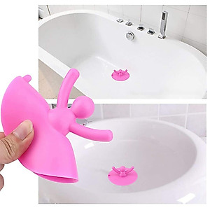 WLA Home Kitchen Washroom Bathroom Shower Waterproof Silicone Sink Plug Water Sink Bathtub Drainage Stopper Tool (Color : C)