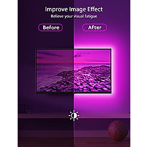 MATICOD 9.84ft RGB Strip Lights for TV - Bluetooth Control