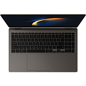 Samsung Galaxy Book3 360 2-in-1 Laptop 15.6"" FHD AMOLED Touchscreen 13th Gen Intel 12-Core i7-1360P 16GB RAM 1TB SSD Backlit Fingerprint Thunderbolt Fast Charging Long Battery Life Win11 Gray, Black