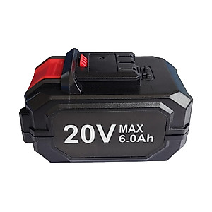 aunstarwei 20V 6.0Ah Lithium-Ion Battery Compatible with KIMO 20V Drill Driver, Leaf Blower, Angle Grinder, Reciprocating Saw, Oscillating Tool, Brad Nailer