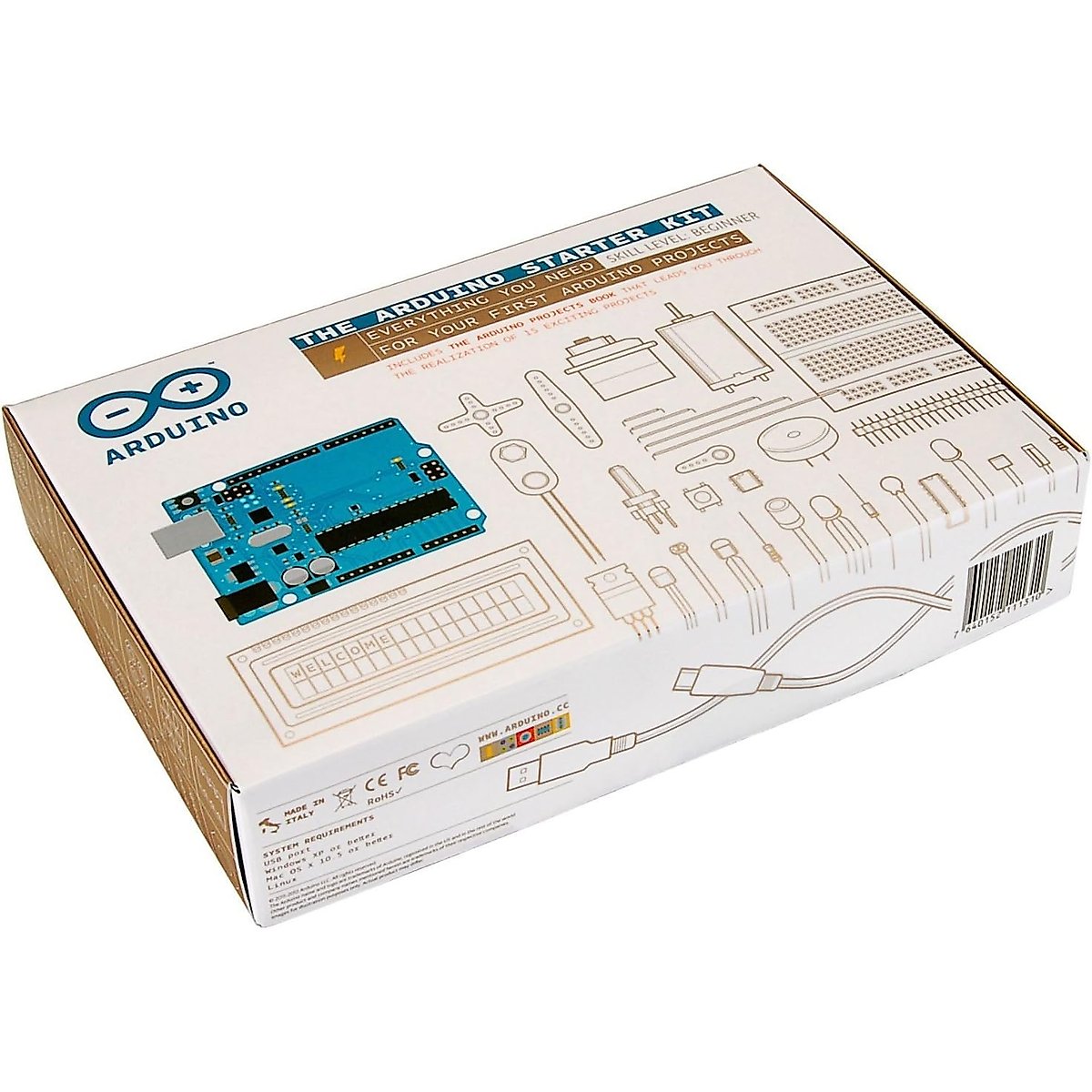 Arduino The Official Starter Kit Deluxe Bundle with Make: Getting Started The Open Source Electronics Prototyping Platform 3rd Edition Book