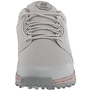 New Balance Women's Fresh Foam Link SL v2 Golf Shoe, Grey/Rose, 6.5