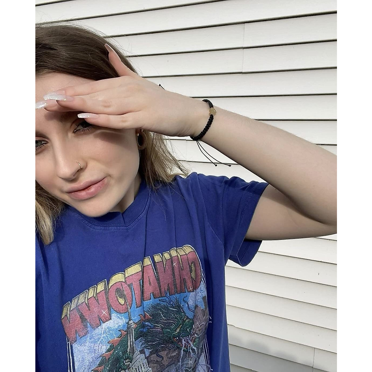 JoycuFF Heart Initial Bracelets for Women Gifts - Initial C Letters Bracelet Handmade Rope Braided