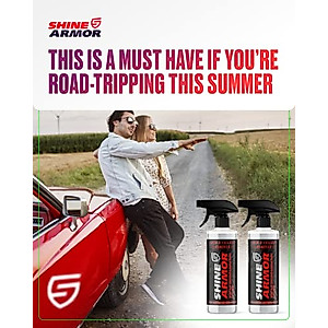 SHINE ARMOR Iron & Fall Out Remover Quick Rust & Iron Remover for Car Detailing Non Acid PH Balanced Solution 16 Fl Oz