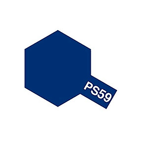 Tamiya America, Inc Polycarbonate PS-59 Dark Metallic Blue, Spray 100 ml, TAM86059