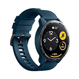 Xiaomi Watch S1 Active, 1.43" AMOLED Display, 117 Fitness Modes, 19 Professional Modes, 200+ Watch Faces, Exquisite Metal Bezel, Dual-Band GPS, 12 Days of Battery Life, Bluetooth Phone Call, Blue