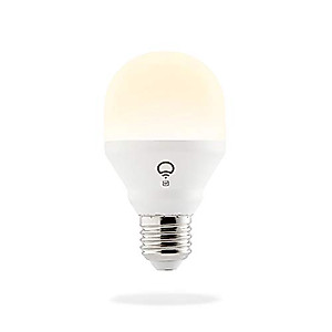 LIFX Mini White (A19) Wi-Fi Smart LED Light Bulb, Dimmable, Warm White, No Hub Required, Works with Alexa, Apple HomeKit and the Google Assistant,9 watts
