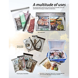 LOKSAK - aLOKSAK Small Multi-Pack Waterproof Dry Bags - Airtight Underwater Pouch - Touch Screen Compatible - Diving Certified (4 Pack)