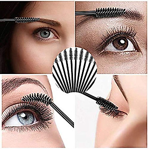 4" Curved Craft Scissors Stainless Steel Unisex Eyebrow Kit Eyebrow Scissors, Slant Tweezers And Eyebrow Brush for Eyebrow Eyelash Extensions (Pink Set)