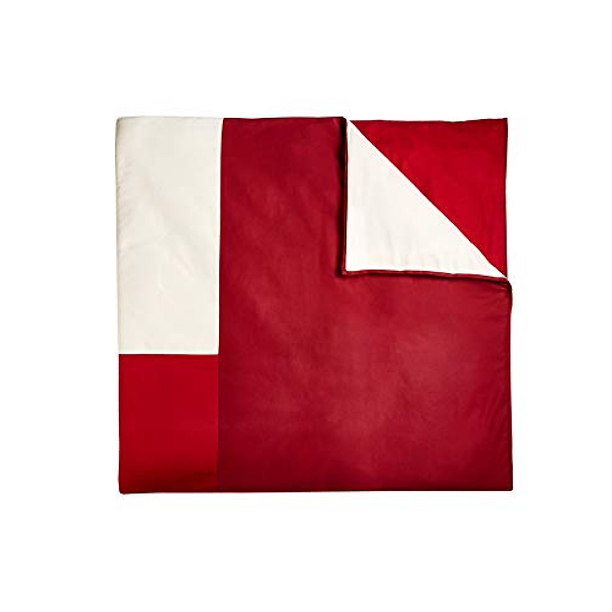 Lacoste Cliff Duvet Set, Full/Queen, Red