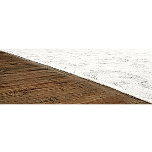 Feizy Rugs - Rhett Geometric Lattice Print Rug, Ivory/Wolf Gray, 8ft x 10ft Area Rug