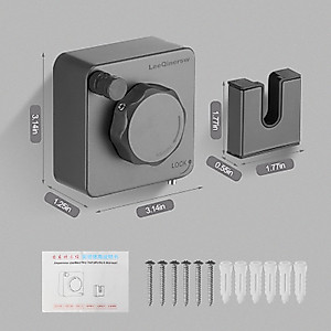 LeeQinersw Retractable Clothesline Indoor - Heavy Duty Retractable Laundry Line Clothes Line Retracting Indoor Outdoor Wall Mounted Stainless Clothes Drying Anti-Droop Design 13.8 Feet