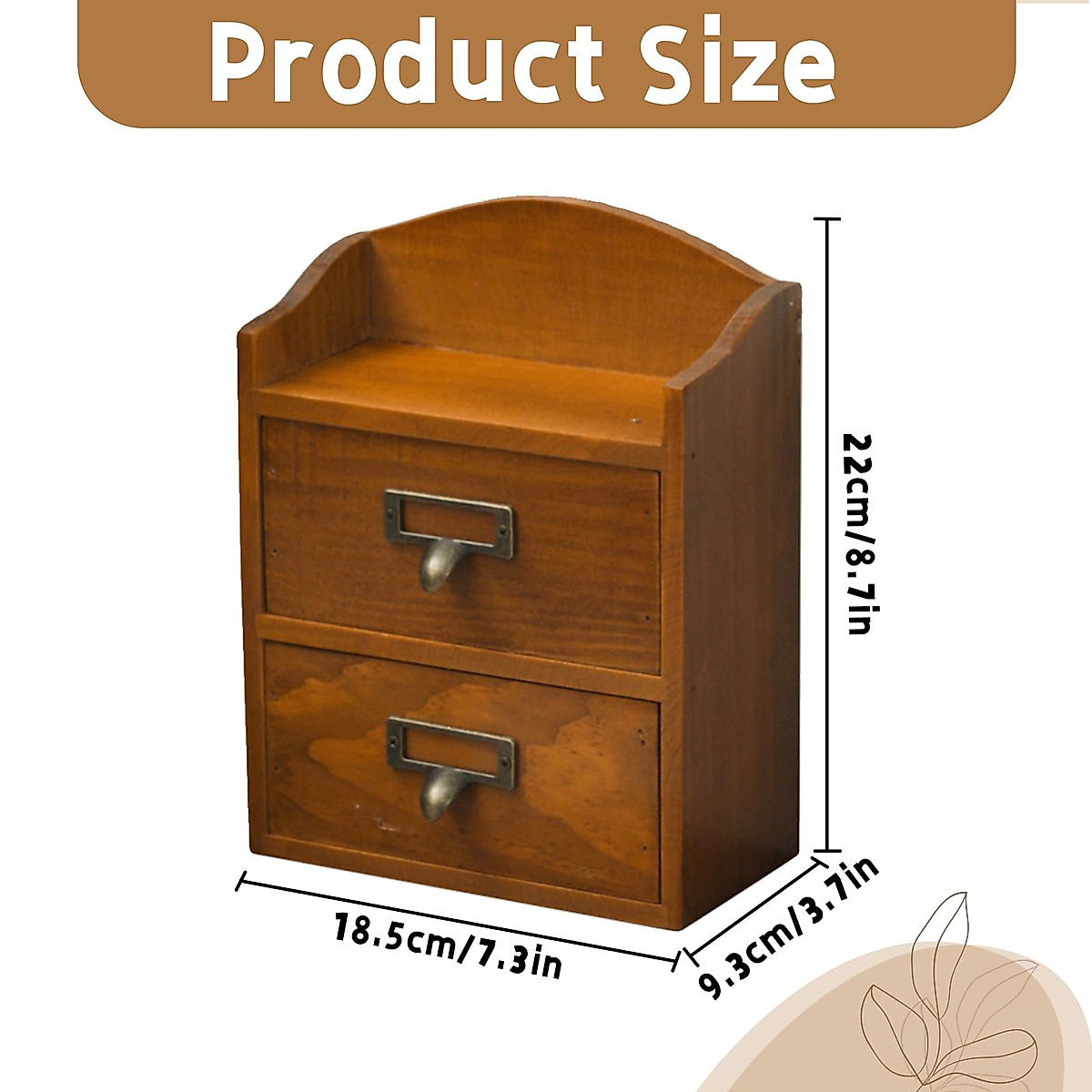 QoTang Floating Nightstand Shelf with Drawer Rustic Wood Floating Wall Drawers Bedside Shelf Wall Mounted Nightstand Floating Shelf for Living Room Bedroom Bed Side Table Night Stand Storage Display