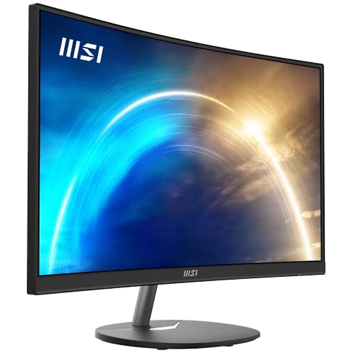MSI Pro MP271CA, 27" Monitor, 1920 x 1080 (FHD), Curved VA, 75Hz, TUV Certified Eyesight Protection, 4ms, Displayport, HDMI, Tilt, Black