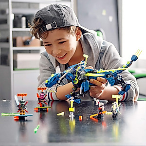 LEGO NINJAGO Jay’s Cyber Dragon 71711 Ninja Action Toy Building Kit (518 Pieces)