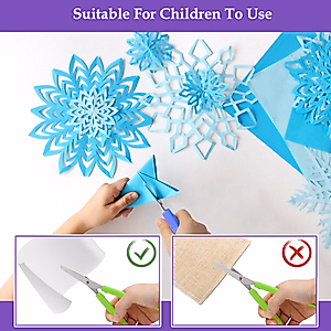 6Pcs Loop Scissors For Kids, Windspeed Spring Scissors Mini Training Loop Scissors Loop Scissors Colorful Grip Scissors Loop Handle with Easy-Open Squeeze Handles for Special Needs and Elderly