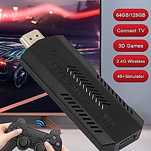 BTOVELIF Wireless Retro Game Console, Retro Game Stick, Nostalgia Stick Game, Plug & Play Video Game Stick Built-in 35000+ Games,4K HDMI Output,Dual 2.4G Wireless Controllers(64G)