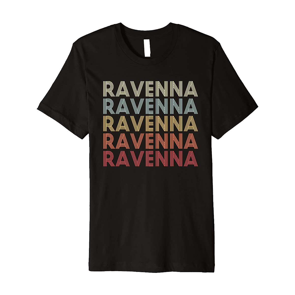 Ravenna Ohio Ravenna OH Retro Vintage Text Premium T-Shirt