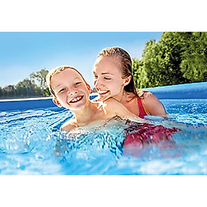 INTEX 28131EH Easy Set 12 Feet x 30 Inch Inflatable Puncture Resistant Above Ground Swimming Pool|Cartridge Filter Pump Included