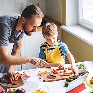 Azerell Wooden Toddler Knife,Kids Knife for Cooking,Love Theme Kids Knife,Kid Safe Knives with Velvet Bag,Montessori Kitchen Tools for Toddlers,Ages 3 Years Old+