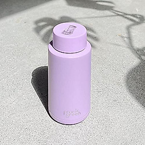 Frank Green Harbor Mist Ceramic Lined Reusable Bottle with Straw Lid, 1 EA