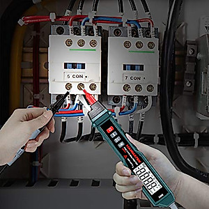 Pen Type Digital Multimeter, Electrical Tester with NCV,AC/DC Voltmeter Ammeter Ohmmeter, Resistance, Live Line Digital Testers with Backlit and Flashlight