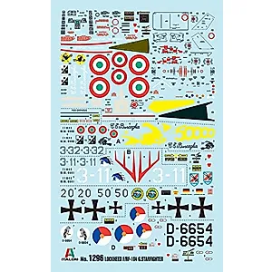 Italeri 1: 72 F-104G Starfighter Model Plane Kit 1296S