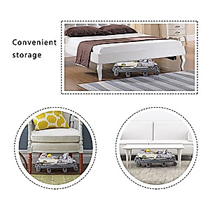 Boyro Baby 4 in 1 Baby Walker, Baby Walkers for Boys and Girls with Removable Footrest, Feeding Tray, Rocking Function & Music Tray, Foldable Activity Walker for Baby 6-18 Months, Help Baby Walk