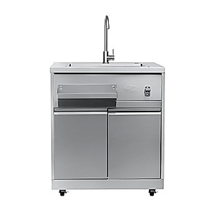 KoolMore 32 in. Sink with Cabinet in Stainless-Steel for Outdoor Kitchen (KM-OKS-SWC)