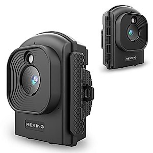 Rexing TL1 Time-Lapse Camera 2.4” LCD 1920x1080 Full HD Video 110° Wide-Angle Lens 6 Month Battery Life 2W White LED Loop Recording, Storage up to 512GB For Photography,Construction,Nature Observation