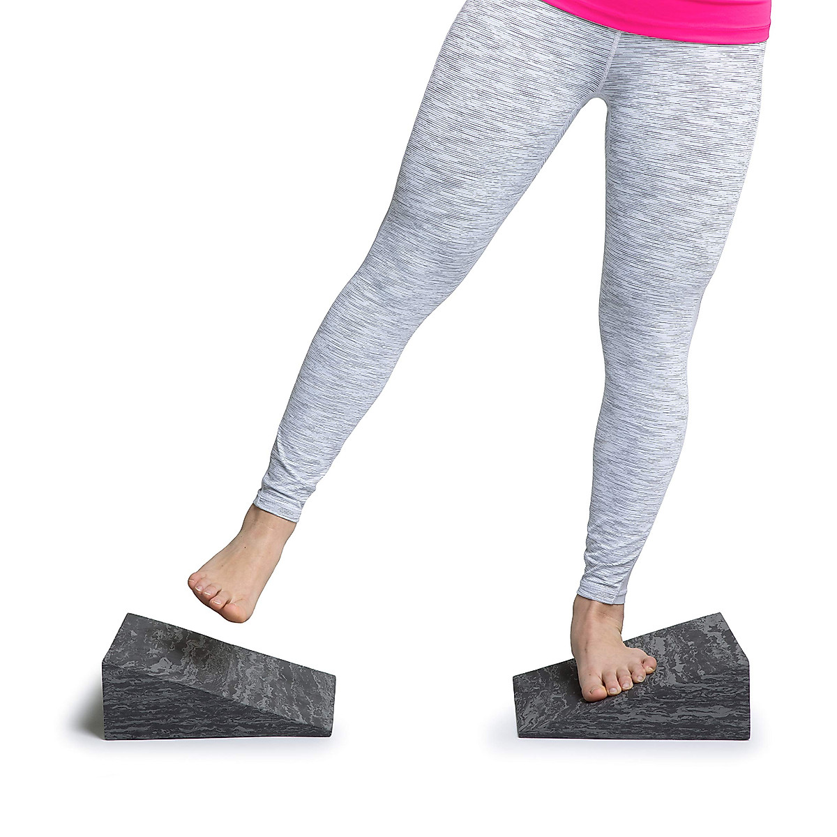 OPTP PRO-Slant – Professional Foam Incline Squat Wedge Pair and Slant Board for Squats- Workout Squat Wedges for Rehabilitation and Stretching of The Calf, Ankle and Foot