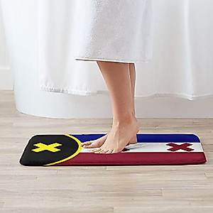 Lmanburg Flag Dream SMP Flag of L'Manberg Bath Mat Kitchen Rugs Room Carpet Mats Printed Floor Mats Door Rug 15.7 X 23.5 in