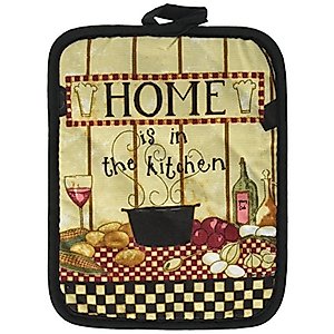 Kay Dee Designs Cotton Potholder, Home Is In The Kitchen