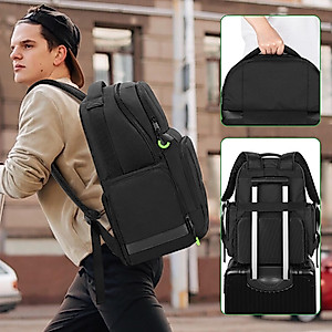 PGmoon Carry Backpack Compatible with Xbox Series X/S Console, Travel Carrying Case with Separate Storage Room for Console, Headset, Controllers, Multiple Pockets for Gaming Accessories(Patent Design)