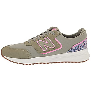 New Balance Women's Fresh Foam X-70 V1 Sneaker, Olive Leaf/Vibrant Pink/Black, 8