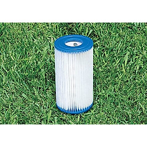 Intex 12 Foot by 30 Inch Easy Set Inflatable Above Ground Swimming Pool with 530 GPH Krystal Clear Filter Pump for Children and Adults, Blue