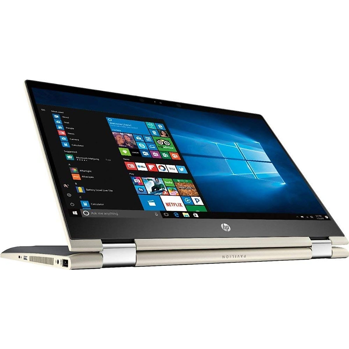 HP Pavilion X360 2-in-1 2019 Flagship 14" Full HD IPS Touchscreen Laptop/Tablet, Intel Quad-Core i5-8250U 8GB DDR4 128GB SSD 802.11ac Bluetooth 4.2 Fingerprint Reader Backlit Keyboard Win 10 (Renewed)
