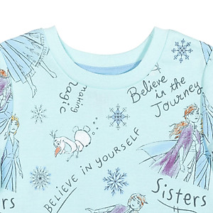 Disney Frozen Elsa Princess Anna Olaf Toddler Girls Pullover Sweatshirt 4T