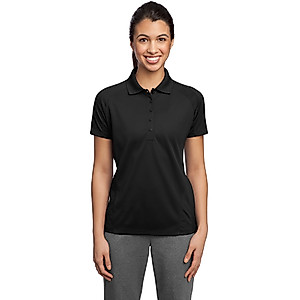 SPORT-TEK Ladies Dri-Mesh Pro Polo M Black