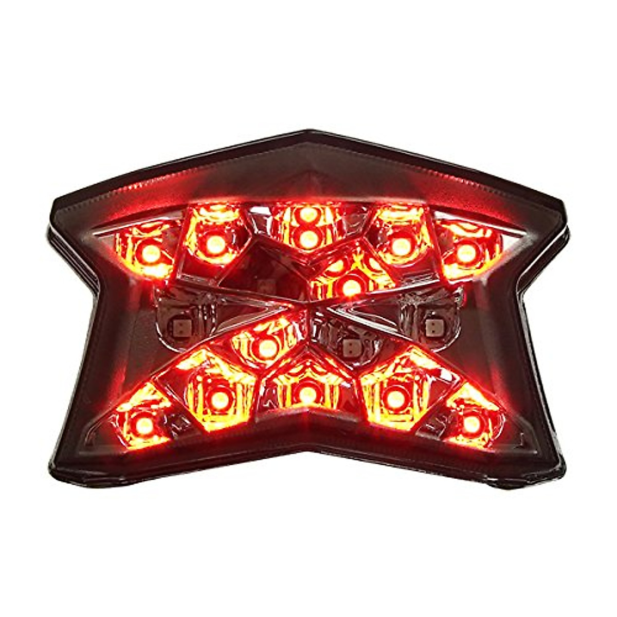 Motodynamic Integrated Sequential LED Tail Lights Smoked Lens for 2020-2022 Kawasaki Ninja 650 Z650 (DOES NOT WORK ON 23+ MODELS)