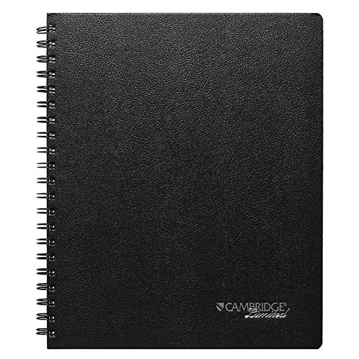 3 Pack of Cambridge Business Notebook with Pocket, Hardbound, 8.5 x 11 Inches, Black (06100)