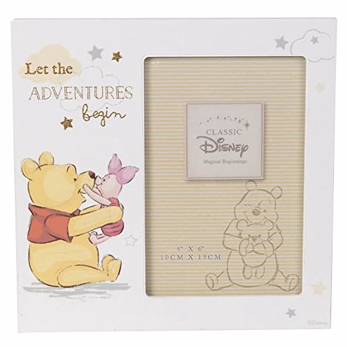 Disney Magical Beginnings MDF 4' x 6' Photo Frame Pooh Adventure DI417, 200 g