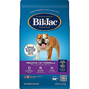Bil-Jac Dry Dog Food Diet Adult Select Reduced Fat Formula 6 lb Bag (2-Pack) - Small or Large Breed - Super Premium Since 1947