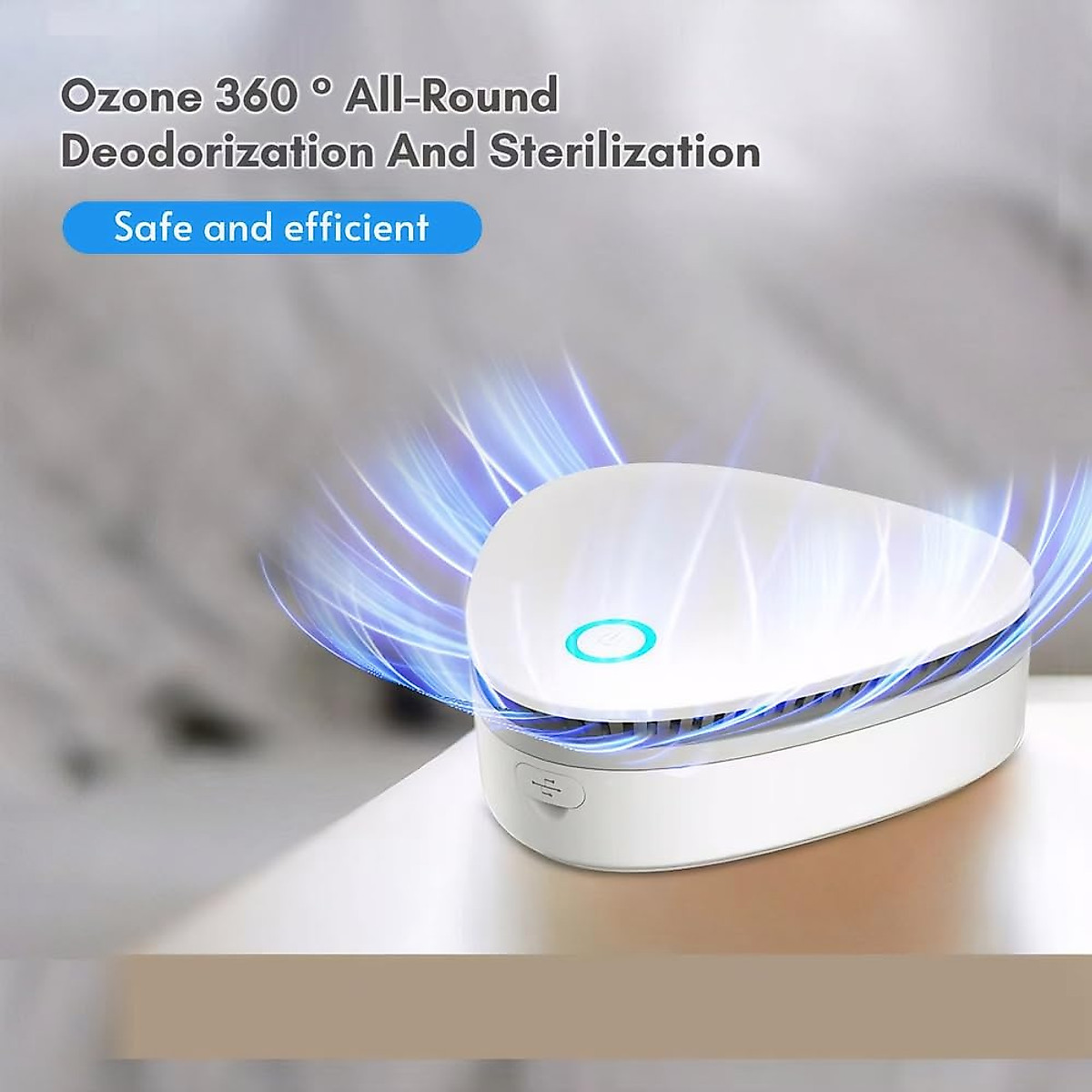 Smoke Odor Remover - Highly Efficient Ionization and Filter Machine, Ultra-portable Design with USB Charging for Eliminating Stubborn Smoke Odors