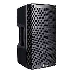 Alto Professional TS310 | 2000 Watt 10 Inch 2 Way Powered PA Speaker with Integrated 2-Channel Mixer and Pole or Wedge Positioning Options