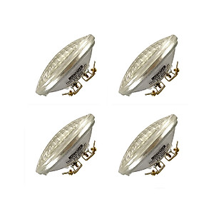 VSTAR LED PAR36 Bulb 6W 650-750lm(35W Halogen Equivalent),3000K Warm White,Water Resistant,Non-dimmable,4 Pack