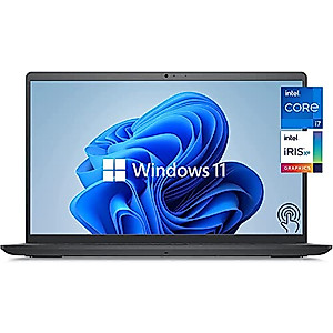 Newest Dell Inspiron Premium Laptop: 15.6" FHD WVA Touchscreen, Latest Intel 4-Core i7-1165G7(Upto 4.7GHz), 16GB RAM, 128GB SSD+1TB HDD, Iris Xe Graphics, HDMI, WiFi, Bluetooth, Webcam, Windows 11H